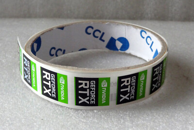 Lot of 50 Nvidia Geforce RTX Stickers 17mm x 18mm 2020 Version | eBay