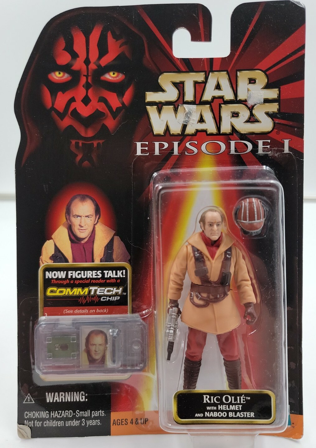 1998 Naboo Pilot RIC OLIE ~ Star Wars Episode I The Phantom Menace 3.75 ...