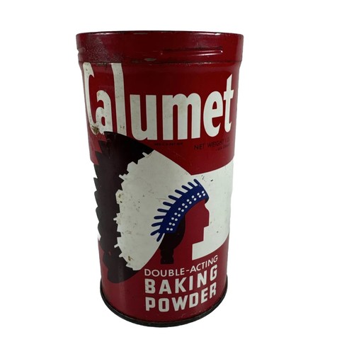 Vintage Calumet Double-Acting Baking Powder 1 lb. Red Tin | eBay