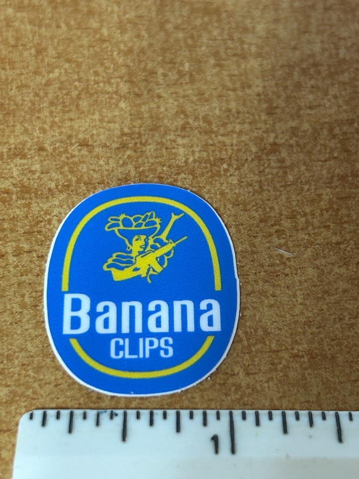 Banana Clips stickers magazine AK & AR rifle decal medium & small | eBay