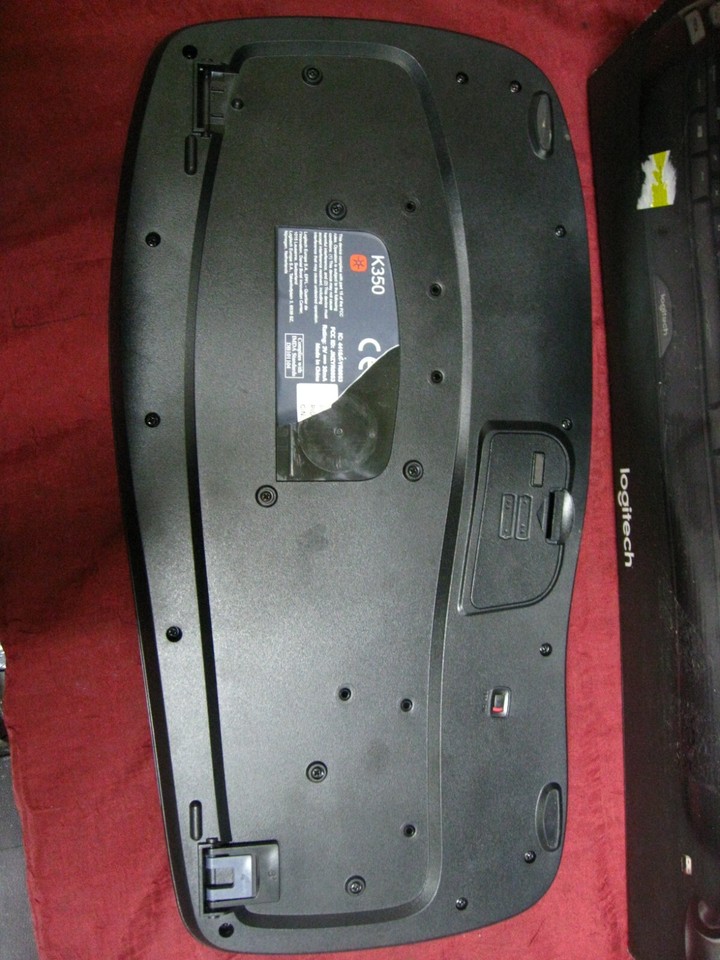 Logitech MK550 Wireless Wave Comfort K350 Keyboard & M510 Mouse Combo ...