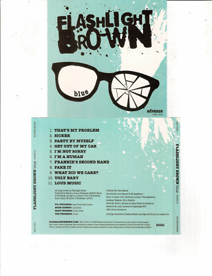 FLASHLIGHT BROWN - BLUE (CD 2006) *11 TRACKS* ADVANCE PROMO | eBay