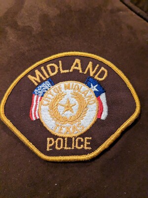Midland Texas Police Patch - New | eBay