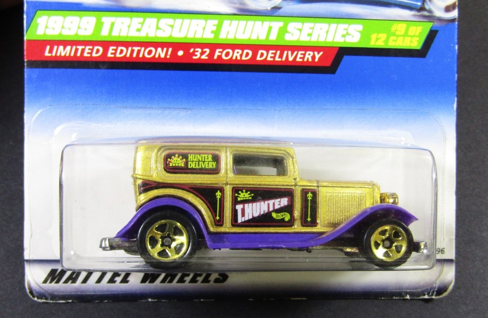 1999 Hot Wheels **TREASURE HUNT** '32 FORD DELIVERY Card #937 HW56 ...