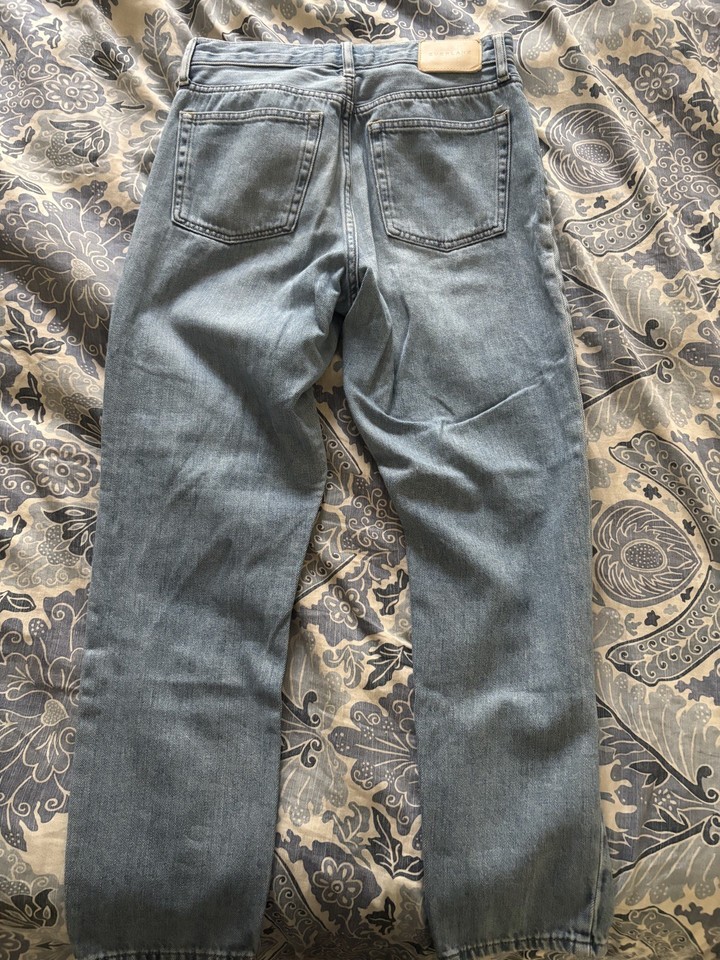 Everlane The Super Soft Straight Leg Jean Womens Size 25 Regular Blue ...