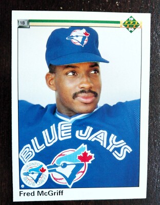 1990 Upper Deck #108 Fred McGriff 1st Base Toronto Blue Jays FREE ...