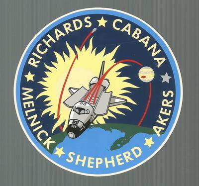 NASA SHUTTLE DISCOVERY STS-41 CREW PATCH SPACE DECAL STICKER 3 1/2" | eBay