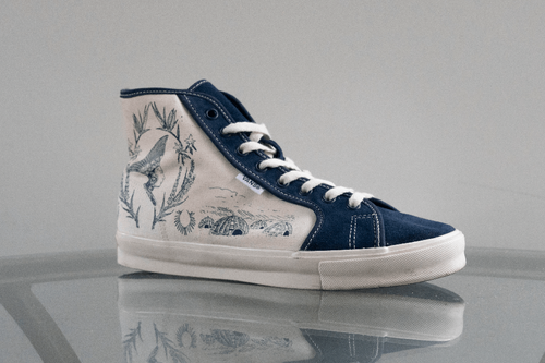 VANS VAULT African Queen 2021 Navy Blue Cream M6 W7.5 | eBay