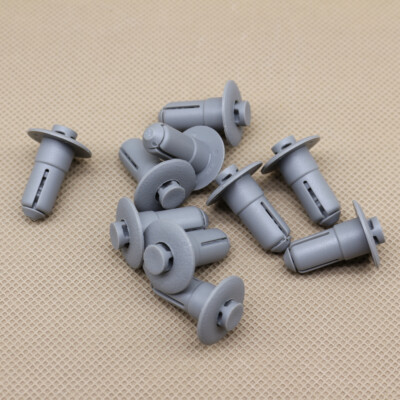 10 Nylon Push-Type Retainer Clip For Ford Chrysler Interior Trim, Dash ...