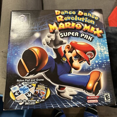 Dance Dance Revolution: Mario Mix Bundle Nintendo Gamecube Game Pad Box ...