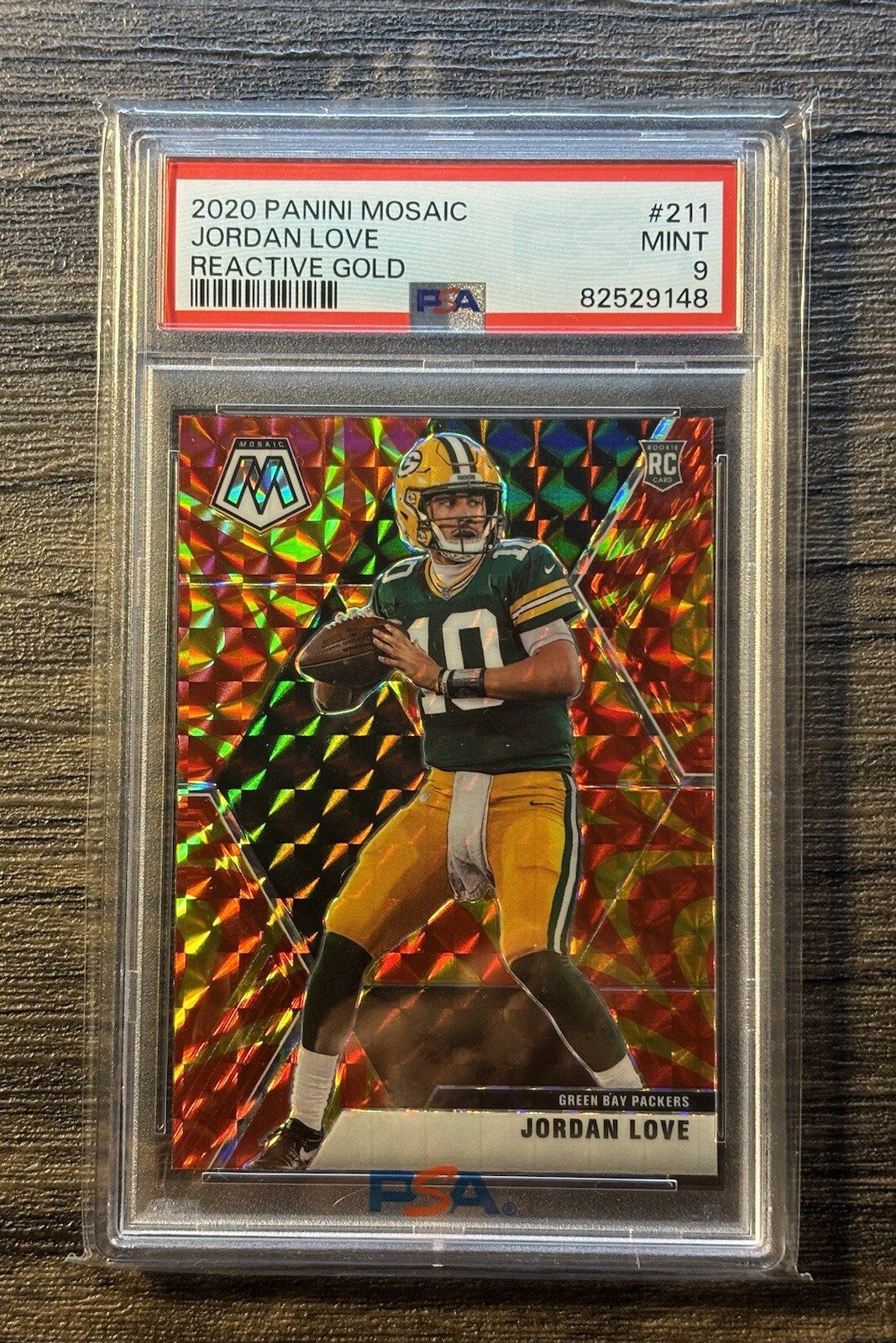 2020 Panini Mosaic Reactive Gold Jordan Love #Green Bay Packers | eBay