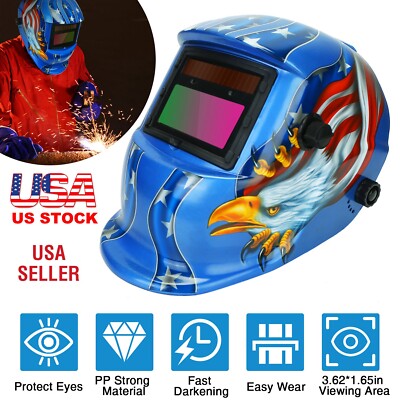 Welding Helmets - Blue Welding Lens