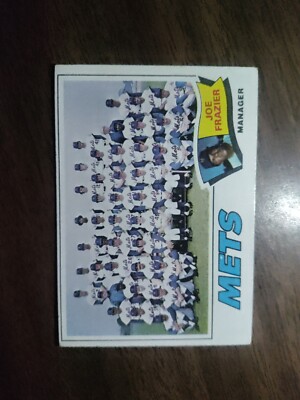 1977 TOPPS #259 METS TEAM CHECKLIST marked vg read description | eBay