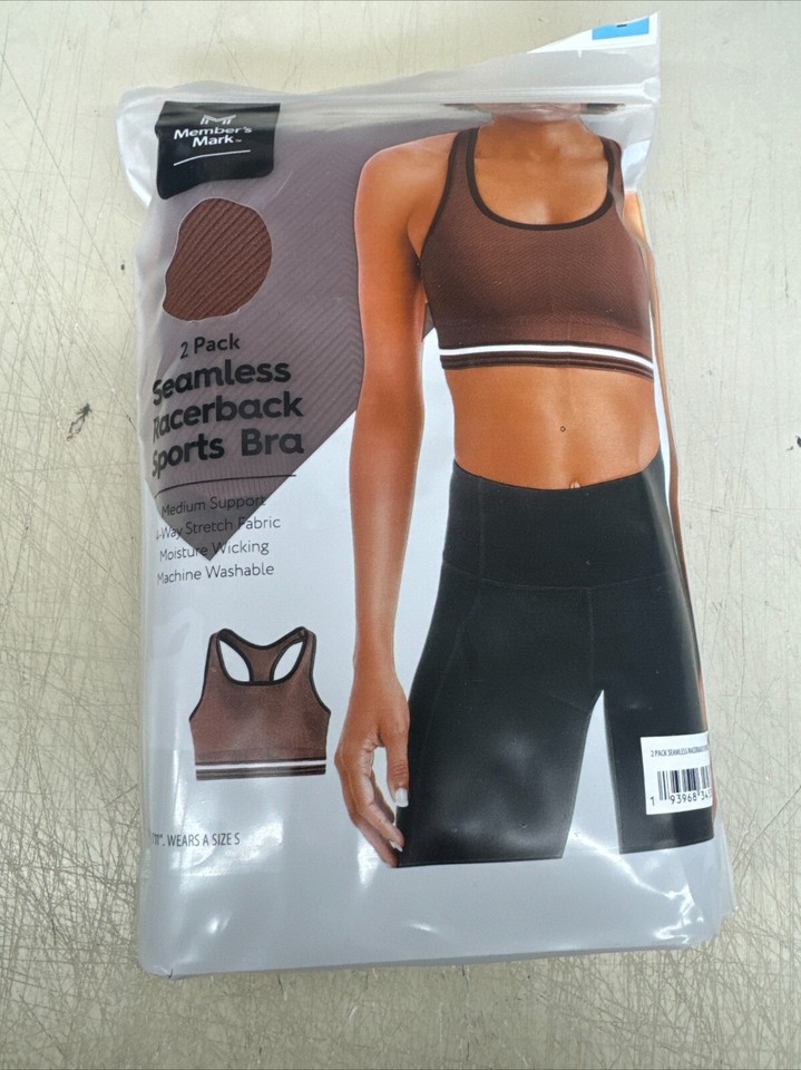 PICK SIZE / COLOR - Member's Mark Women's 2-Pack Seamless Racerback ...