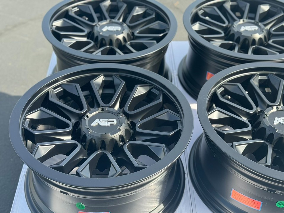 18" AGP Heavy Duty Wheels 18x9 8x170 Rims | Set of 4 | Ford F-250 F-350 ...