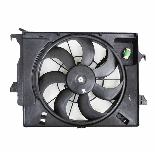 New Front Radiator Fan For Hyundai Accent,Veloster WITH AUXILIARY TANK ...