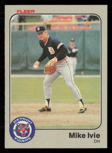 1983 Fleer Mike Ivie #331 Detroit Tigers Baseball Card | eBay