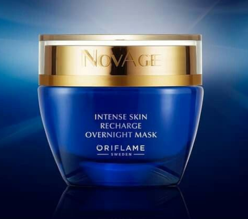 NovAge Intense Skin Recharge Overnight Mask Nourishing Cream Oriflame ...