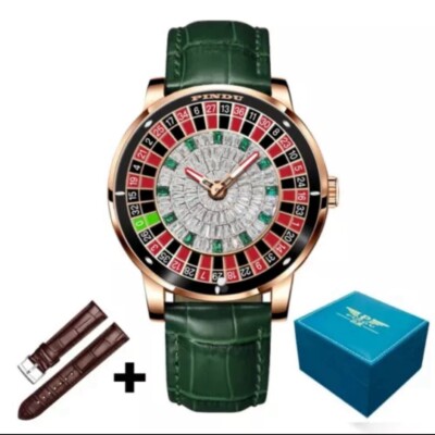 PINDU Design! 2024 Jacob & CO Luxury Russian Rotating Roulette Luminous ...