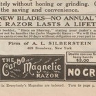 1908 Carbo Magnetic Straight Razor Antique Ad Magazine Griffon ...