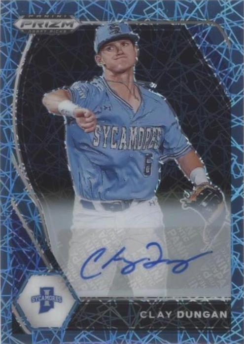 2021 Panini Prizm Draft Picks - Clay Dungan #PDP209 Carolina Blue ...