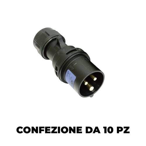 PCE 013-6x Spina Industriale Volante Connettore Alimentazione 230V 16A ...