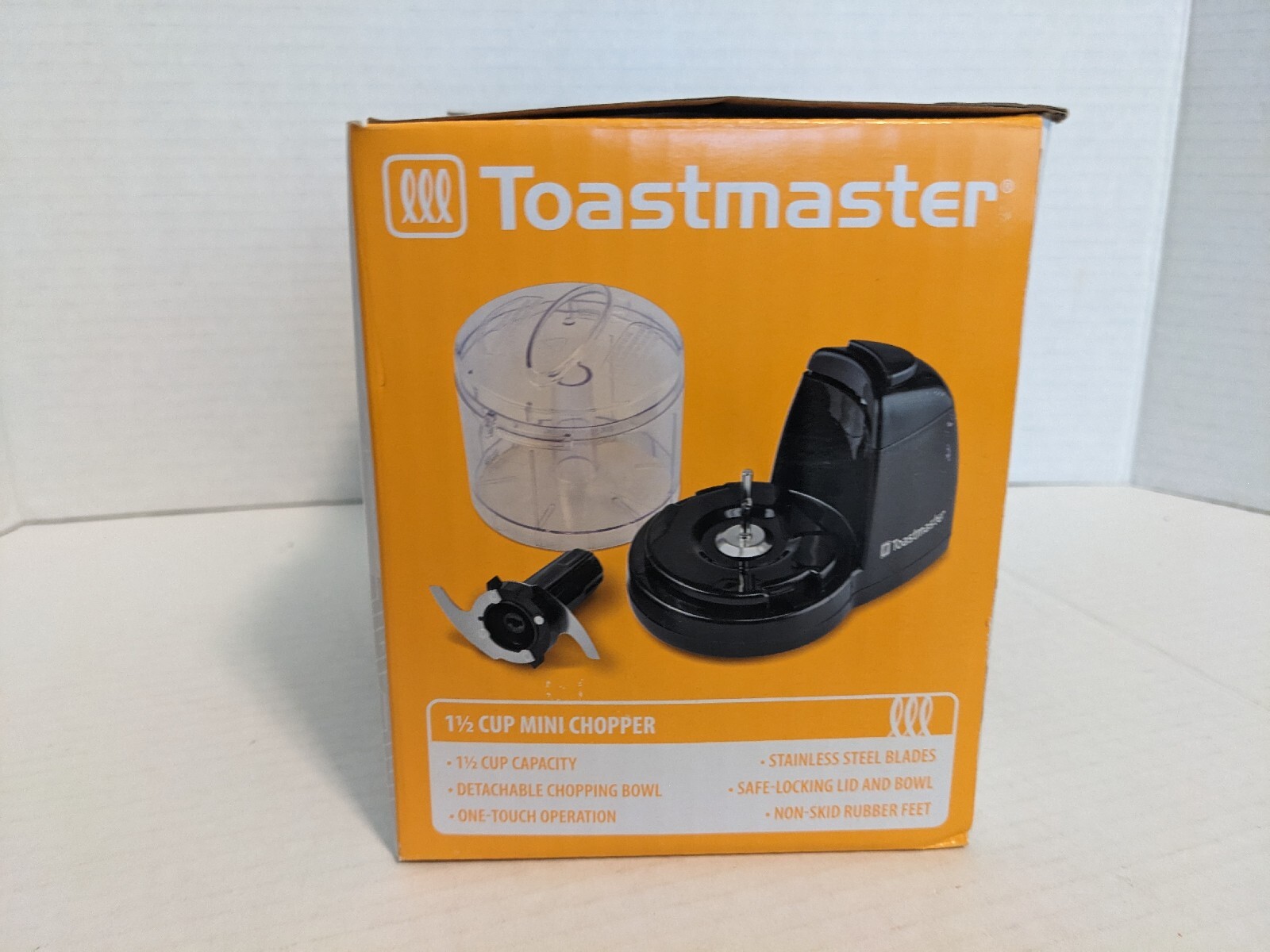 Toastmaster Electric 1-1/2 Cup Mini Chopper - Stainless Steel Blades ...