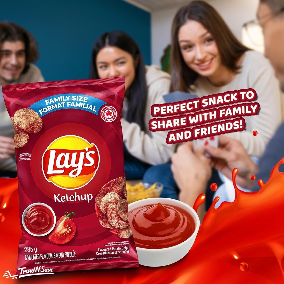 Canadian Ketchup Chips Canadian Snack Taste Test With Ketchup Chips