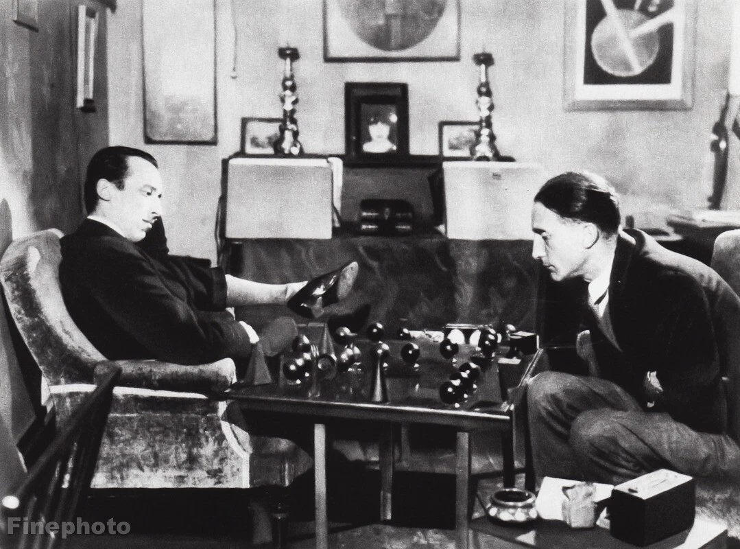 Marcel Duchamp Portrait Of Chess Players