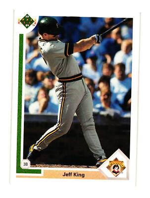 1991 Upper Deck #687 Jeff King Pittsburgh Pirates | eBay