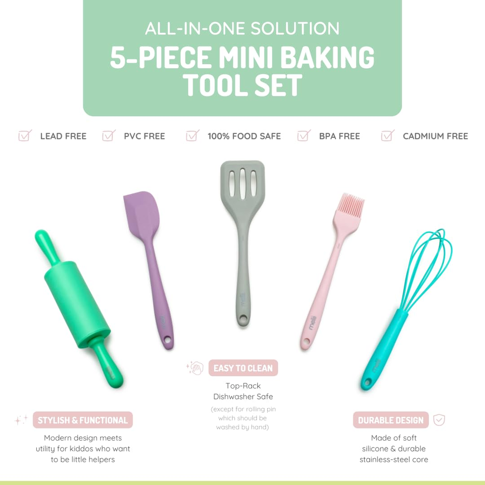 5 Piece Real Mini Baking Tool Set, Cooking Tools for Kids | eBay