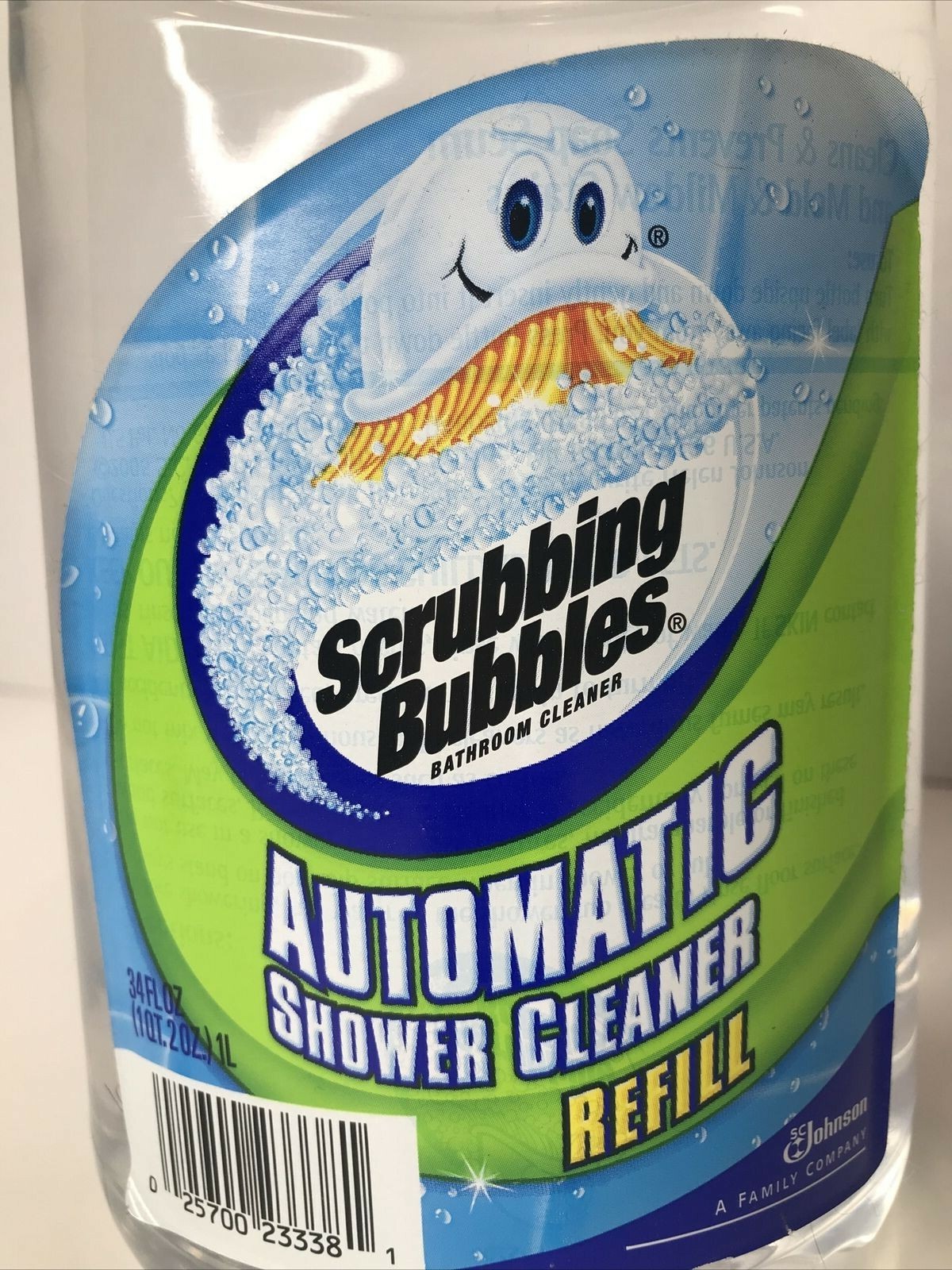Scrubbing Bubbles Automatic Shower Cleaner Refill Original Scent 34 Fl ...