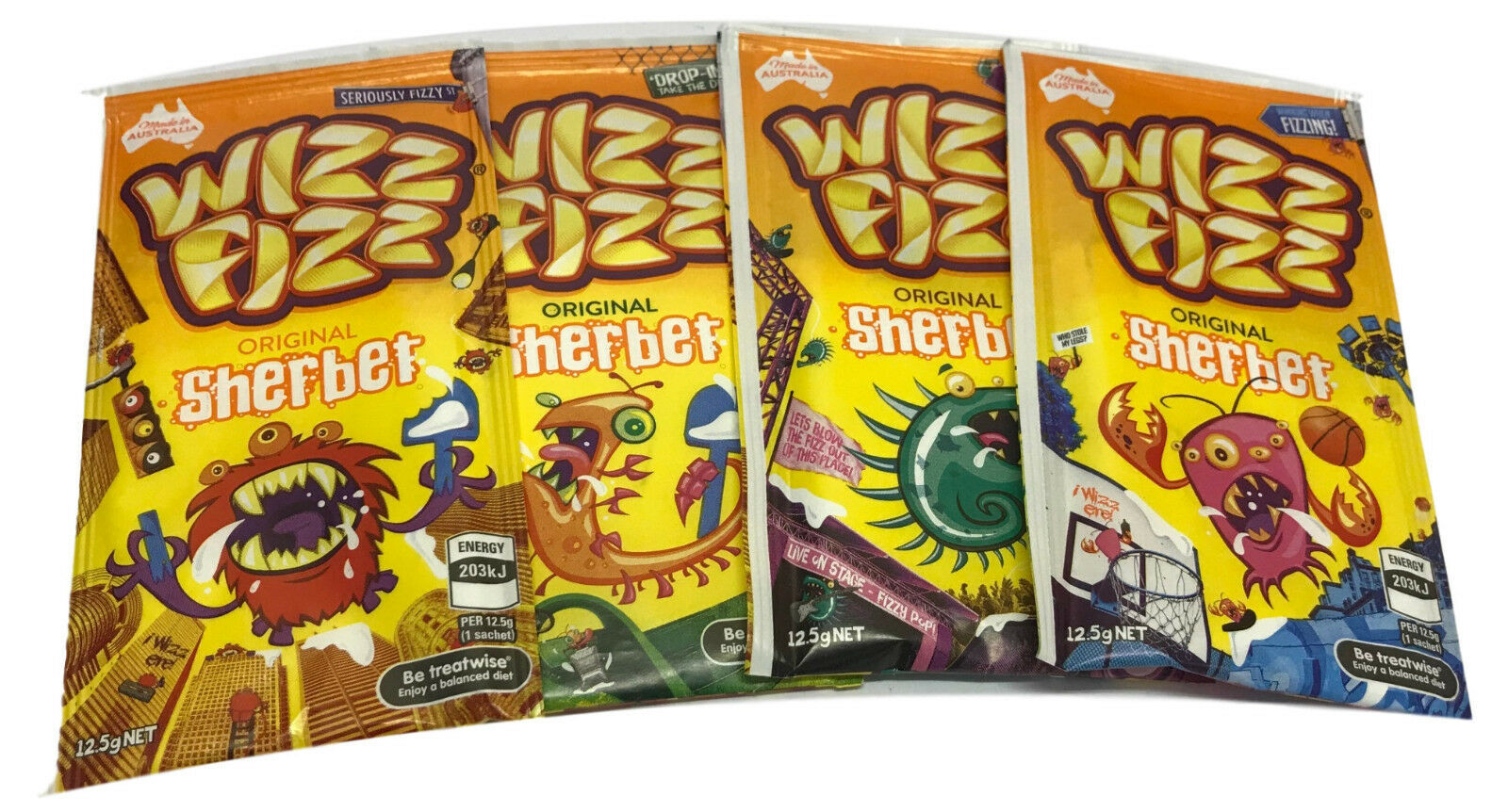 Wizz Fizz x 50 Original Sherbet Halloween Party Favors Candy Buffet ...
