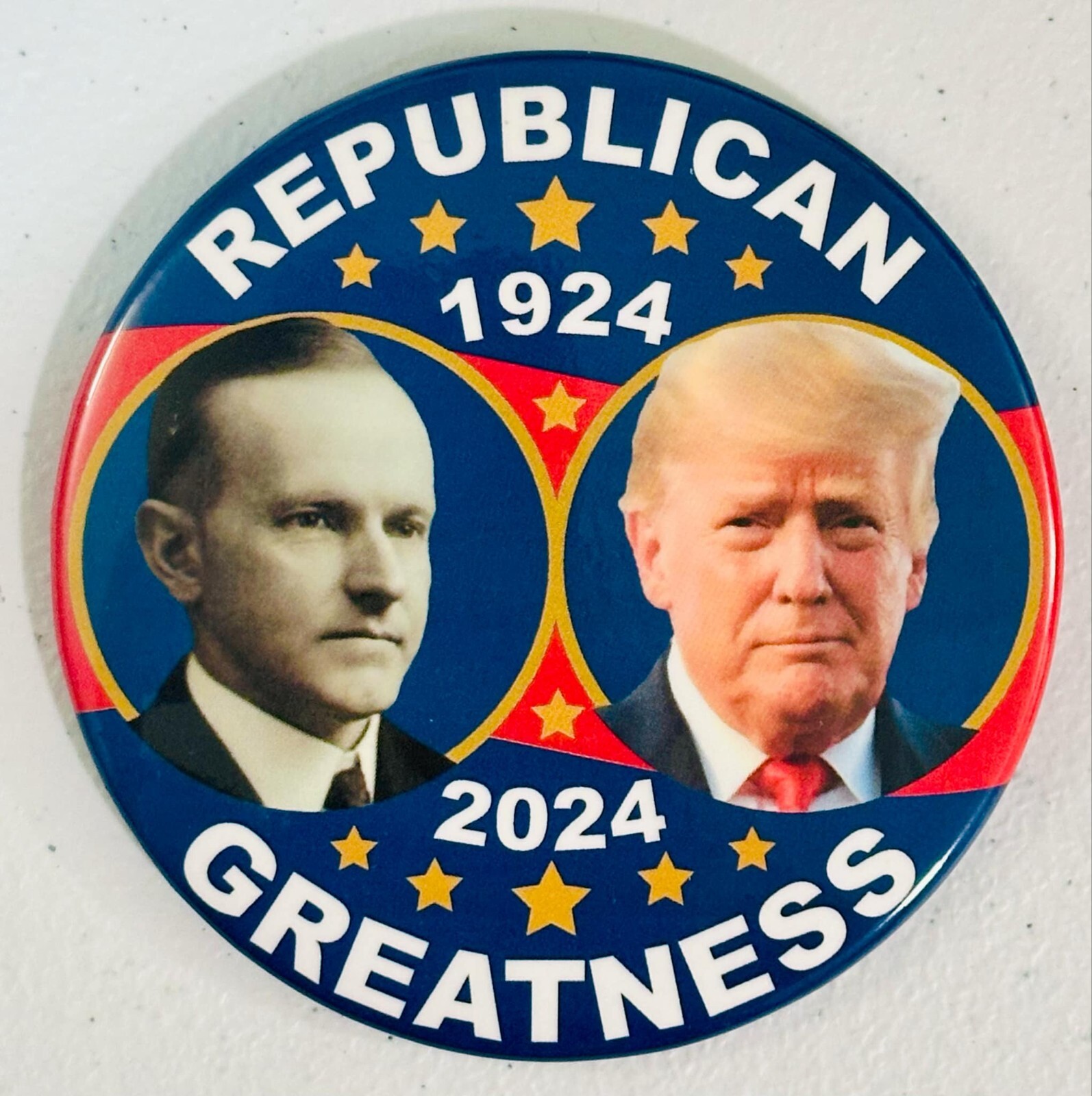 Donald Trump Coolidge 2024 campaign pin button political | eBay