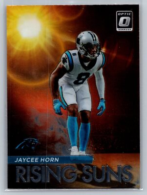 2021 Donruss Optic #RS-9 Jaycee Horn Panthers Rising Suns | eBay