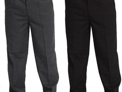 KIDS SCHOOL STURDY FIT TROUSERS 4/5Y UP TO 15/16Y PLUS SIZE HALF ...