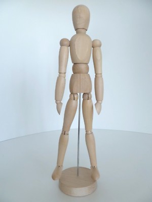 Human Body Artist Model Wood Mannequin Modeling Sketch Drawing 13 1/2 ...