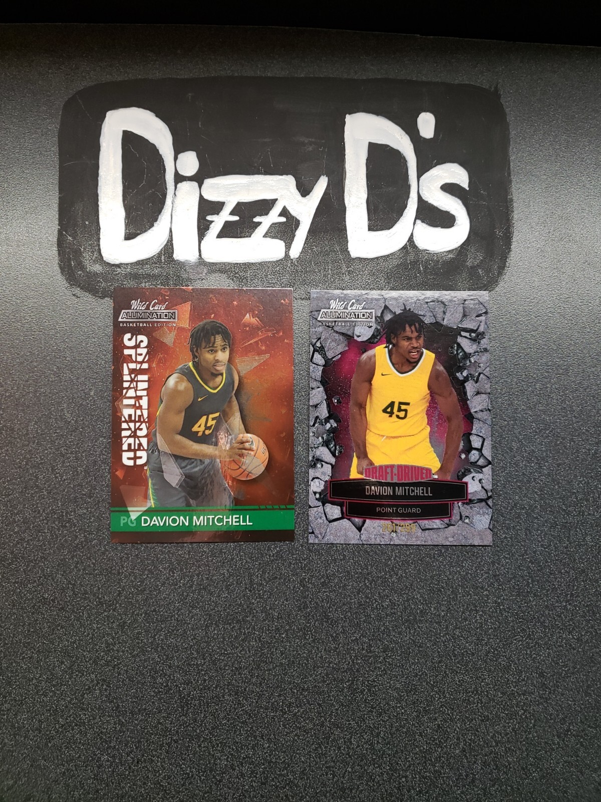 2021-22 Wild Card Alumination Davion Mitchell Draft Driven DD-9 ...