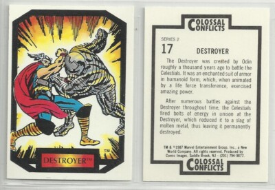 1987 Colossal Conflicts: Series 2 (Comic Images) Base Trading Card #17 ...
