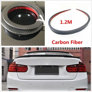 Car Boot Trunk Spoiler Lip Wing Sport Trim Lid Carbon Fiber Decor ...