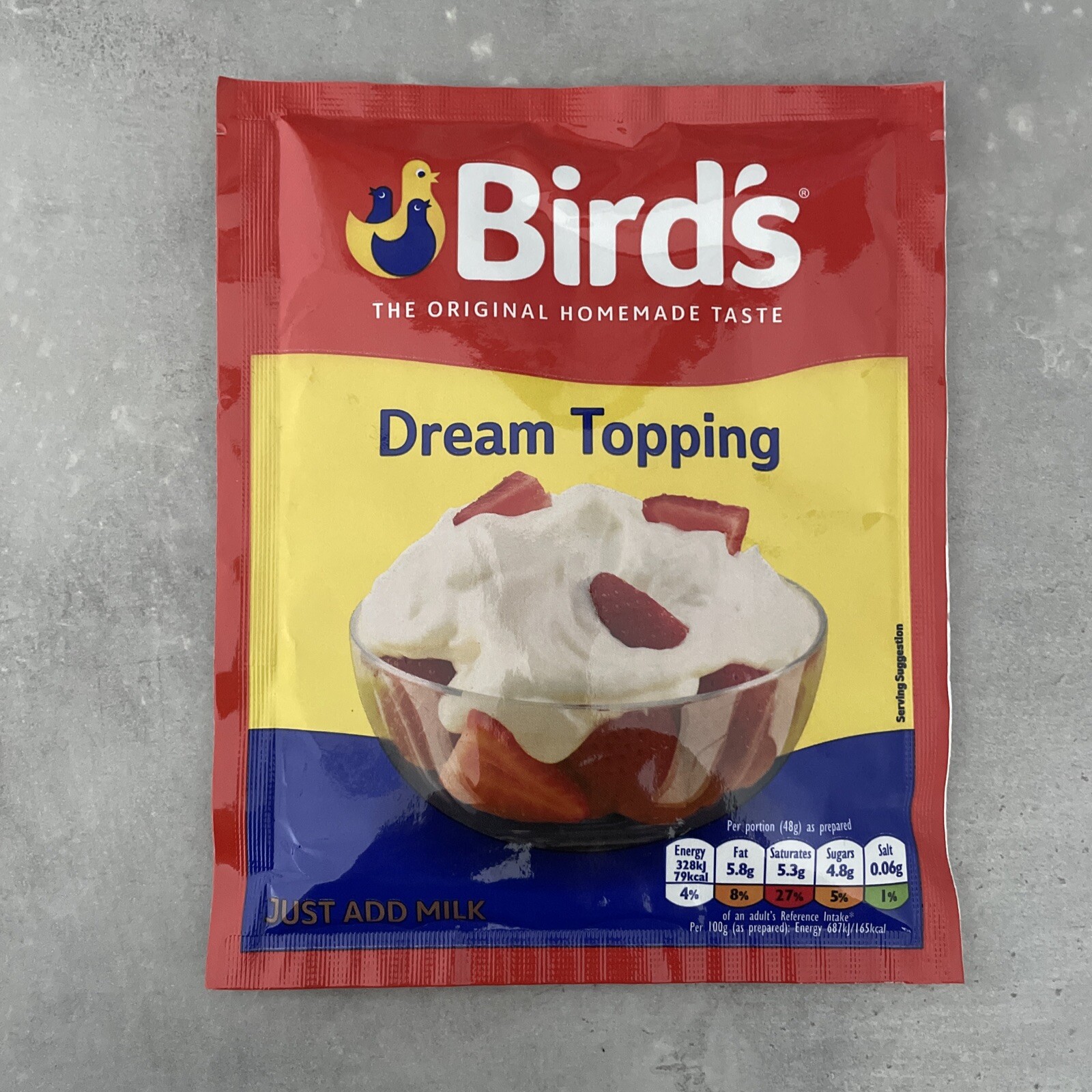 2 X Birds Dream Topping 36g - No Added Sugar for sale online | eBay