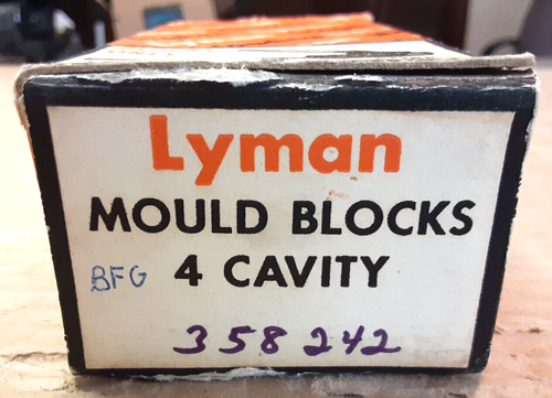 Lyman 358242 4 Cavity Bullet Mold 38 Spl 357 Mag | eBay