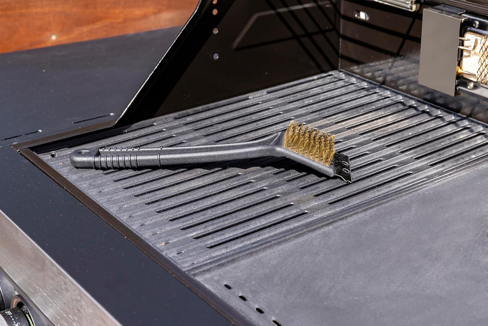 Grill Brush for Outdoor Grill - 2 in 1 BBQ Brush and Stainless Steel ...