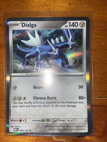 Pokemon TCG Dialga Holo Mega Evolutions Rare 093/132 Exc 2025 | eBay