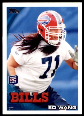 2010 Topps Ed Wang Rookie Buffalo Bills #371 1081 | eBay