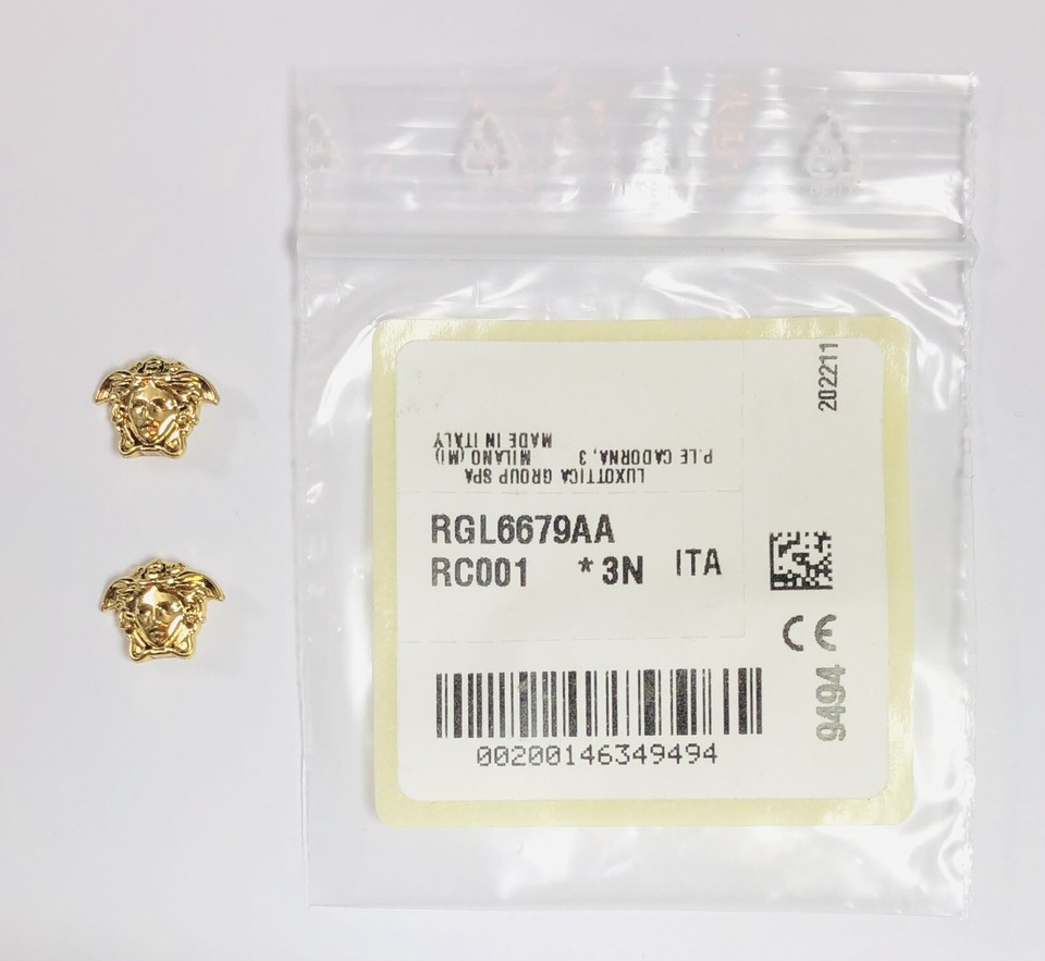 Versace VE 4405 Sunglasses Golden Replacement Temple Icon Logo Set ...