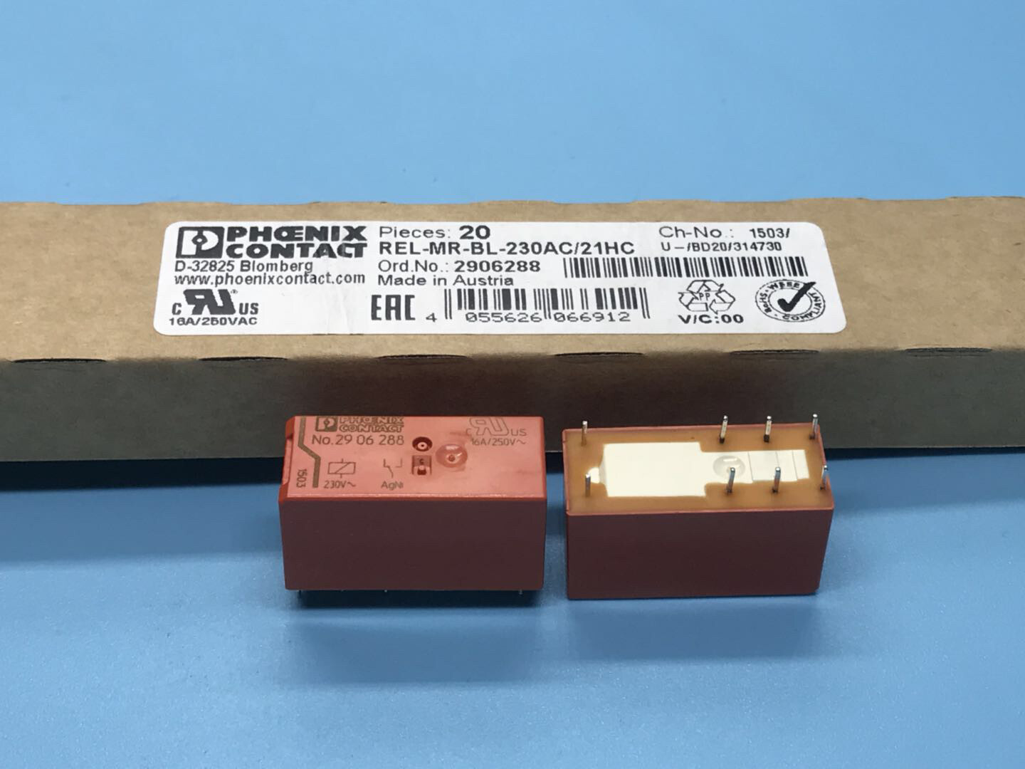 New NO.2906288 RT314730 Power Relay 16A 230VAC 8 Pins x 1pc | eBay