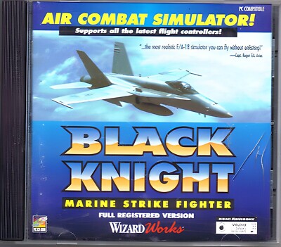 Black Knight: Marine Strike Fighter (PC Game CD Rom, 1996) Flight ...