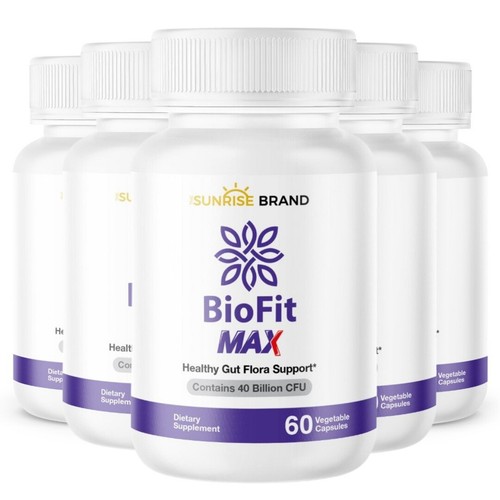 Bio Fit Max - Healthy Gut Flora Probiotics 40 Billion - 300 capsules ...