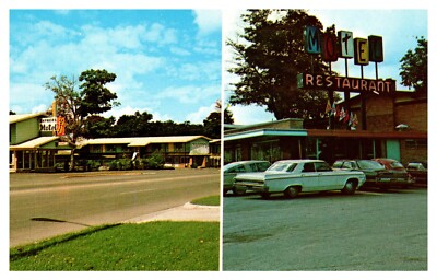 Petoskey MI Michigan Hayners Motel & Restaurant Multi-View Chrome ...
